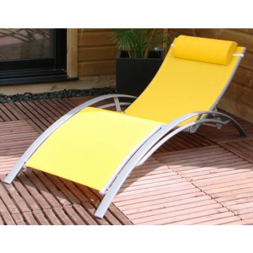 Sun Lounger - Yellow : buy Sun Lounger - Yellow