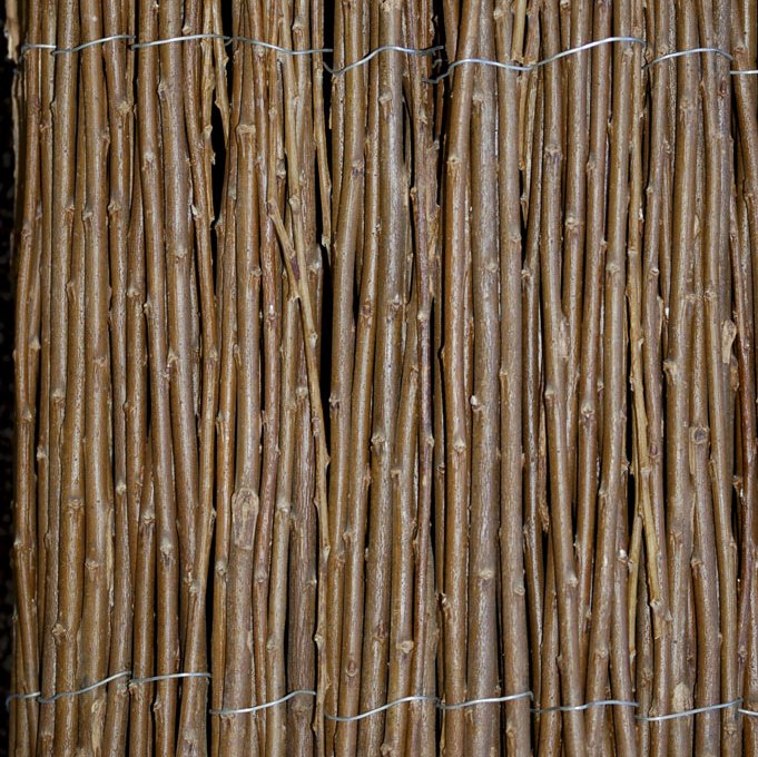 Fencing made of woven natural wicker Vimet Extra : buy Fencing made of ...