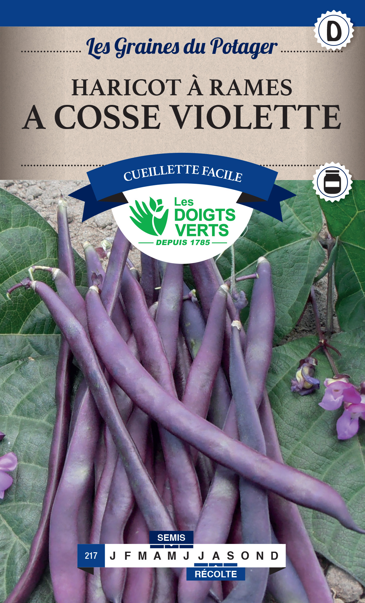 Purple Podded French Climbing Beans : buy Purple Podded French Climbing ...