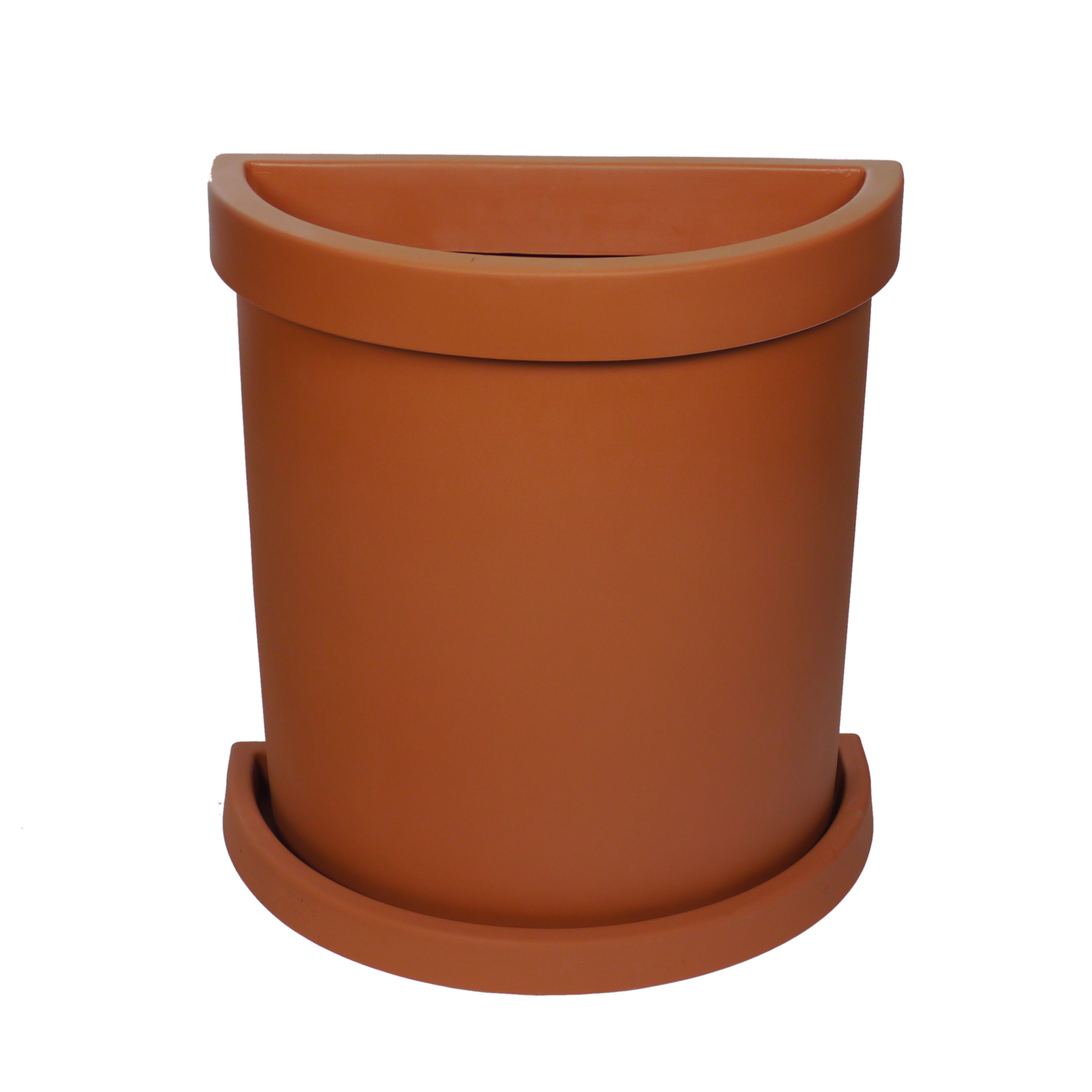 Vela Semi-Circle Flower Pot - Terracota : buy Vela Semi-Circle Flower ...