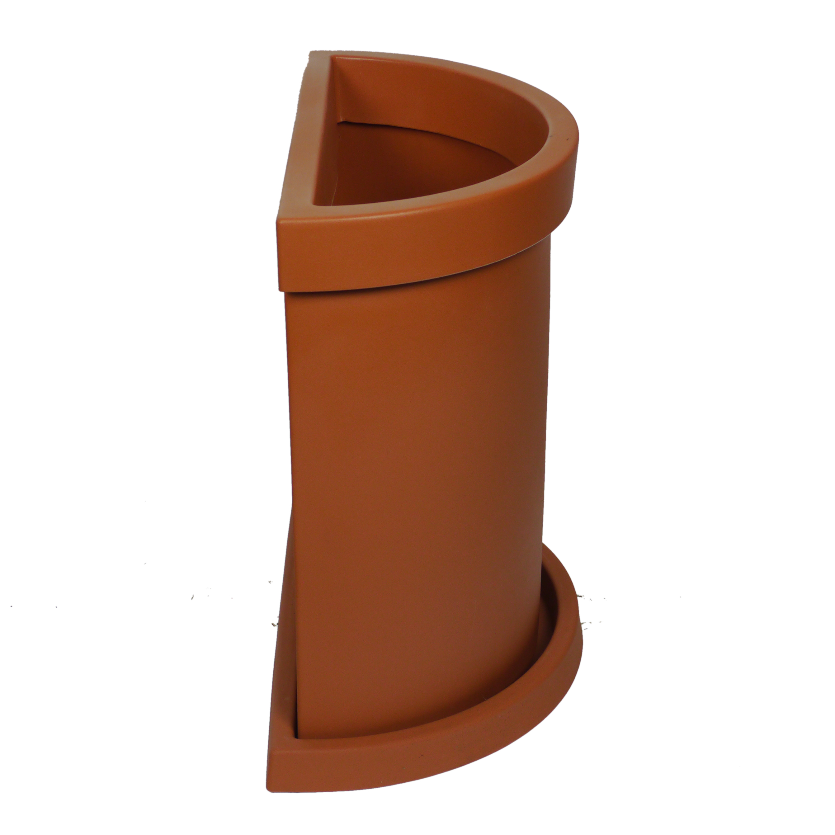 Vela Semi-Circle Flower Pot - Terracota : buy Vela Semi-Circle Flower ...