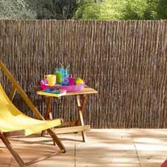 Fencing made of woven natural wicker Vimet Extra : buy Fencing made of ...